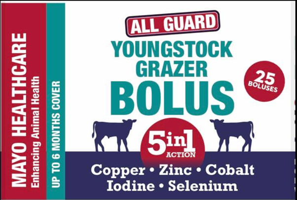 All-Guard-Youngstock Grazer Bolus – NutriGrowSupplies